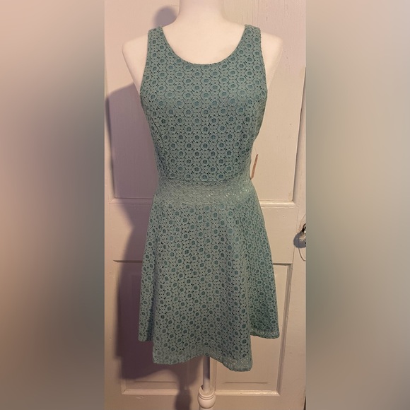 Mudd | Dresses | Vintage Mudd Sleeveless Lace Midi Dress In Teal | Poshmark